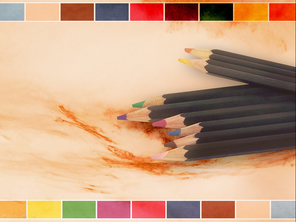 Adding Color Pencils Templates For Powerpoint Presentations Adding 